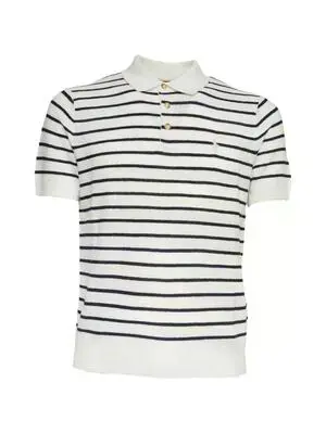 Polo Ralph Lauren Striped Polo Shirt - White