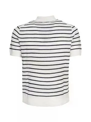 Polo Ralph Lauren Striped Polo Shirt - White