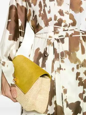 PENNYBLACK Printed V-neck Midi Dress