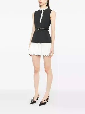 SELF-PORTRAIT Belted Mini Dress