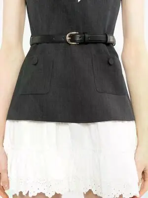 SELF-PORTRAIT Belted Mini Dress