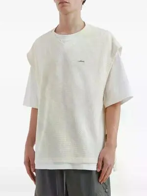 MUSIUM DIV. V-neck Waffle Vest
