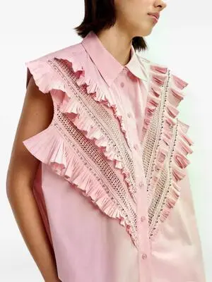 Essentiel Antwerp Jeandarlene Ruffled Shirt - Pink