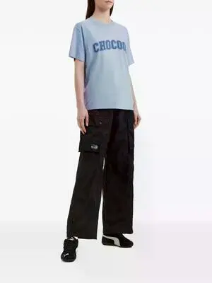 CHOCOOLATE Logo-patch Cargo Pants - Black
