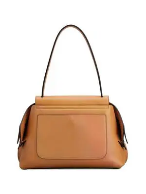 TOD'S Wave Layered Shoulder Bag - Brown