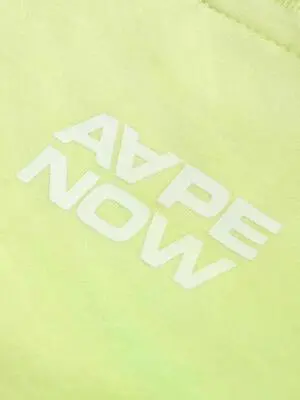 AAPE BY *A BATHING APE Logo-detail Long-sleeved T-shirt - Green