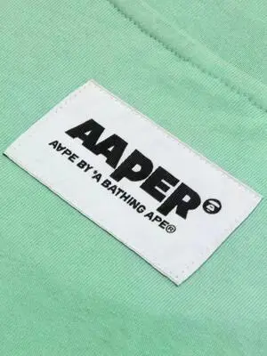 AAPE BY *A BATHING APE Cartoon Graphic T-shirt - Green