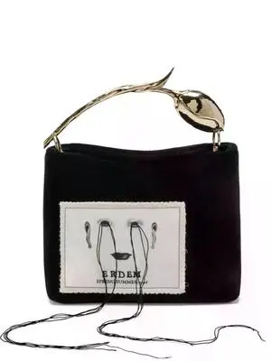 Erdem Mini Bloom Tote Black