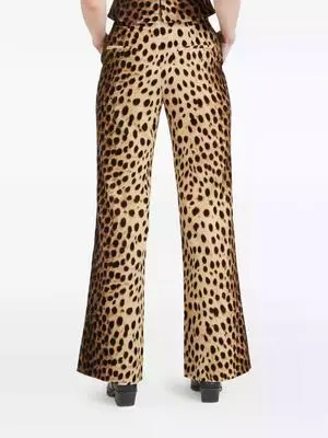 TEMPERLEY LONDON Nemera Animal-print Trousers - Neutrals