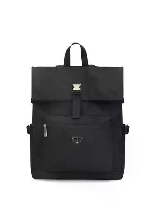 Philipp Plein Logo-plaque Backpack - Black