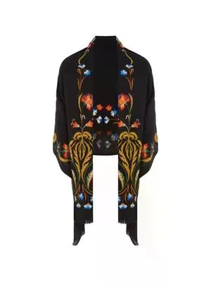 TEMPERLEY LONDON Embroidered Scarf - Black
