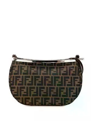 Fendi 2000-2010 Zucca Canvas Shoulder Bag