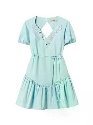 TWINSET Embroidered Midi Dress