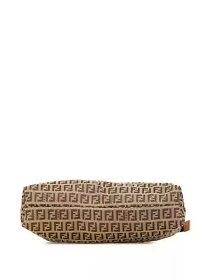 Fendi 2000-2010 Zucchino Canvas Tote Bag - Brown