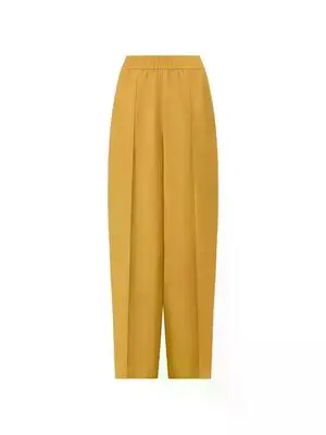 Fabiana Filippi Elasticated-waistband Pocket Trousers - Yellow