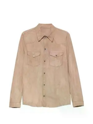 SALVATORE SANTORO Flap-pocket Shirt - Neutrals