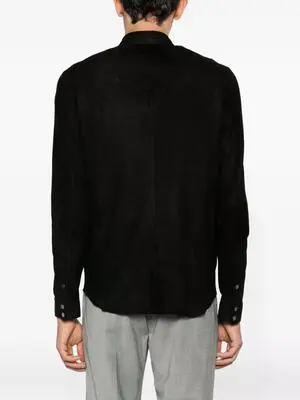 SALVATORE SANTORO Suede Shirt