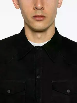 SALVATORE SANTORO Suede Shirt