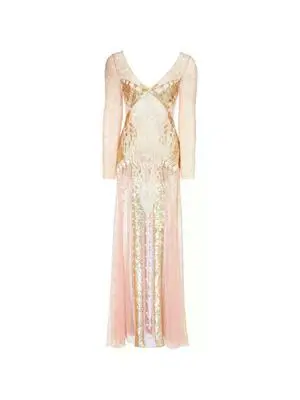 Temperley London V Neck Evening Dresses