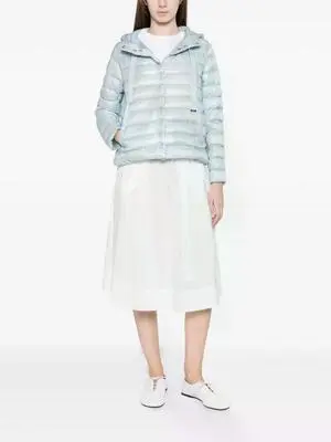 Herno Quilted Hooded Jacket - Blue