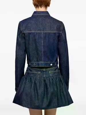 GANNI Flap-pocket Denim Jacket - Blue
