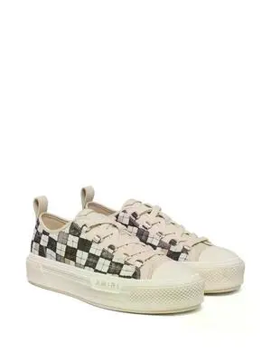 Amiri Checkered Sneakers - Neutrals