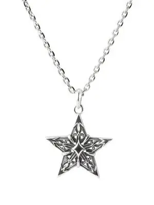 Emanuele Bicocchi Star Pendant Necklace - Silver
