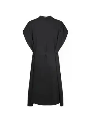Herno Belted Midi Dress - Black