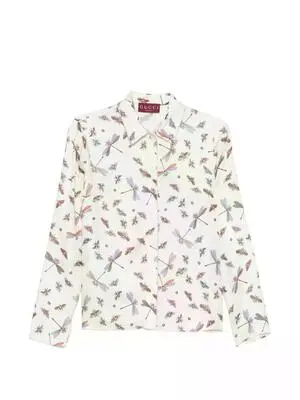 Gucci Dragonfly Print Shirt