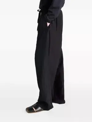LEMAIRE Lemiare Linen Viscose Pajama Pants - Black