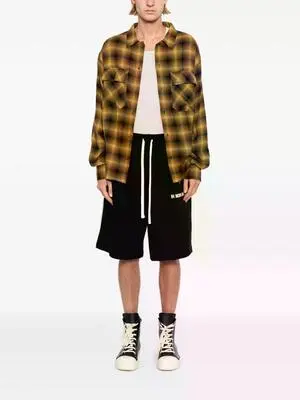 IH NOM UH NIT Logo-print Knee-length Shorts