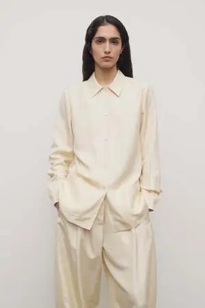 THE ROW Lucetta Shirt - Vanilla