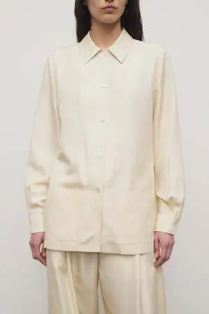 THE ROW Lucetta Shirt - Vanilla