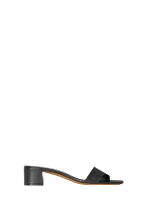 THE ROW Slides Black