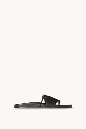 THE ROW Vivienne Slide - Black