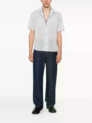 CARTER YOUNG Pocket Seersucker Shirt