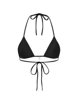 FAE SWIM Tie-detail Bikini Top - Black