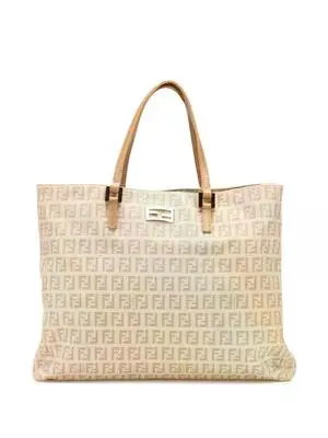 Fendi Zucchino Canvas Tote Bag