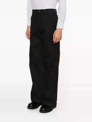 RIER Straight-leg Trousers - Black