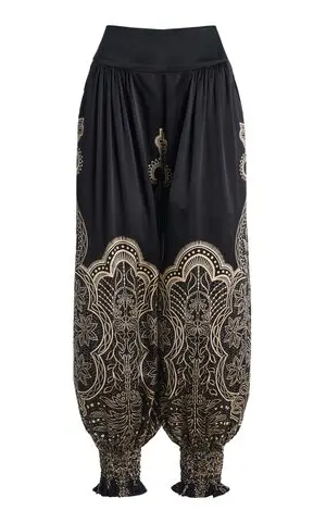 Johanna Ortiz Joy Fusion Wide-leg Pants - Black