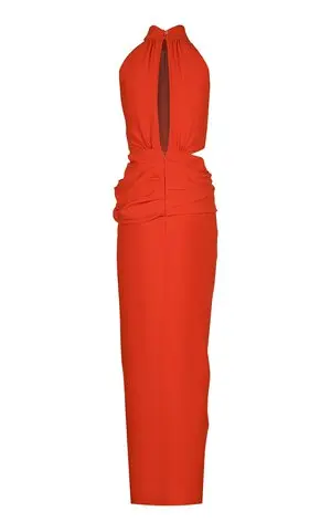 Johanna Ortiz Draped Maxi Dress
