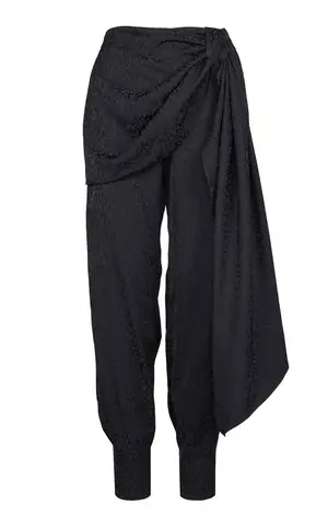 Johanna Ortiz Wide-leg Pants - Black