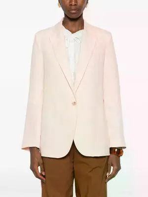 FORTE_FORTE Button-up Blazer - Pink