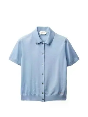 Versace Wool-knit Short-sleeve Cardigan
