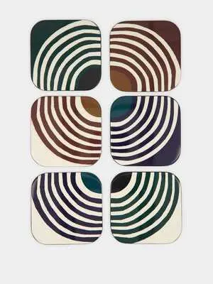 MAISON SARAH LAVOINE Mirage Lacquered Coasters Set