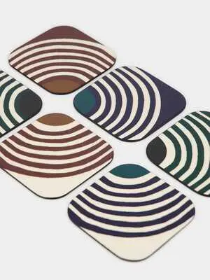 MAISON SARAH LAVOINE Mirage Lacquered Coasters Set