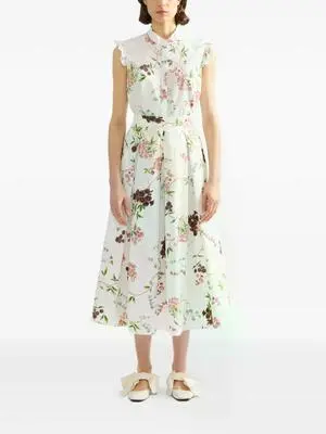 Erdem Floral-print Shirt - White