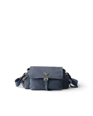 Prada Explore Medium Nappa Leather Shoulder Bag - Blue