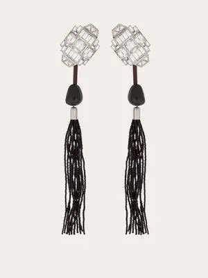 FERRAGAMO Drop Earrings - Brown