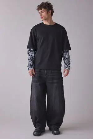 Oakley Bubble Ellipse Logo Double Layer Tee